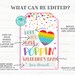 Hope You Have a Poppin' Valentine's Day Tag, Pop Fidget Toy Popping ...