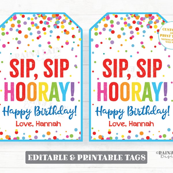 Sip Sip Hooray - Etsy