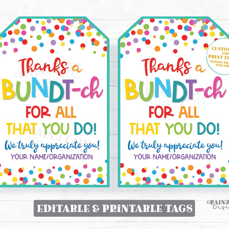 Teacher Appreciation Tags - Etsy