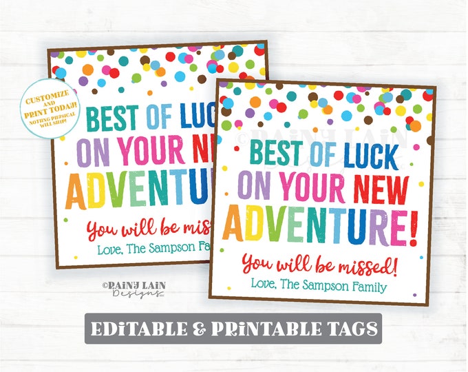 Good Luck Printable Tag Extra Ordinary Conference State Title ...