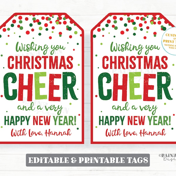 Teacher Christmas Tags - Etsy