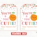 You're a Cutie Valentine Tags, You're a Real Cutie Clementine Tangerine ...
