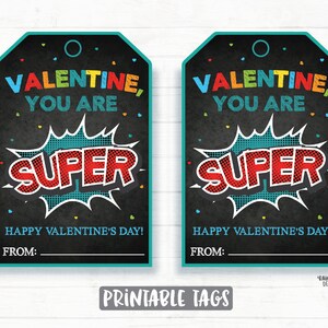 Superhero Valentine, You Are Super Valentine, Comic Valentine ...