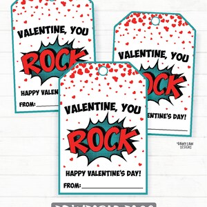 You Rock Valentine, Rock Valentine, Rocks Valentine, Pop, Preschool ...