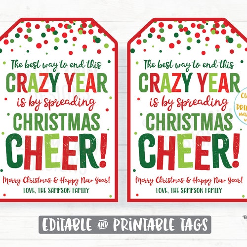 Christmas Chocolate Thank You Tag Holiday Appreciation Gift - Etsy