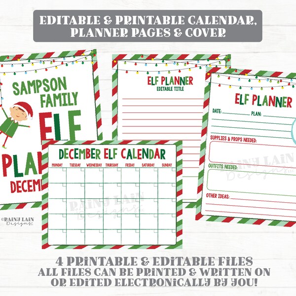Elf Printable - Etsy