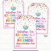 Cereal-sly Glad We're Friends Valentine Cereal Valentine Tags ...