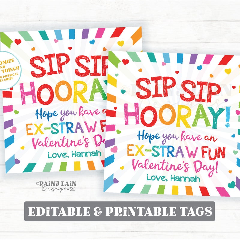 Valentines Day Straws - Etsy
