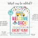 Welcome Back to School Tags, Happy First Day of School Tags, It's Going ...