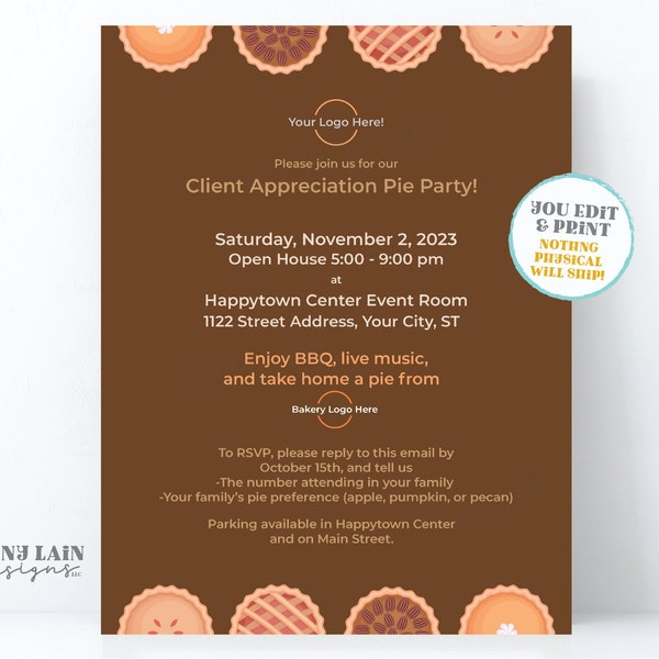 Client Appreciation Invite - Etsy