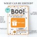 Editable Halloween Gift Card Holder Printable Teacher Appreciation Gift ...