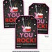 You Rock Valentine, Rocks, Rock Candy, Guitar, Pop, Drum Chalkboard ...