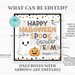 Editable Halloween Gift Tag Template Happy Halloween to a Spook-tacular ...