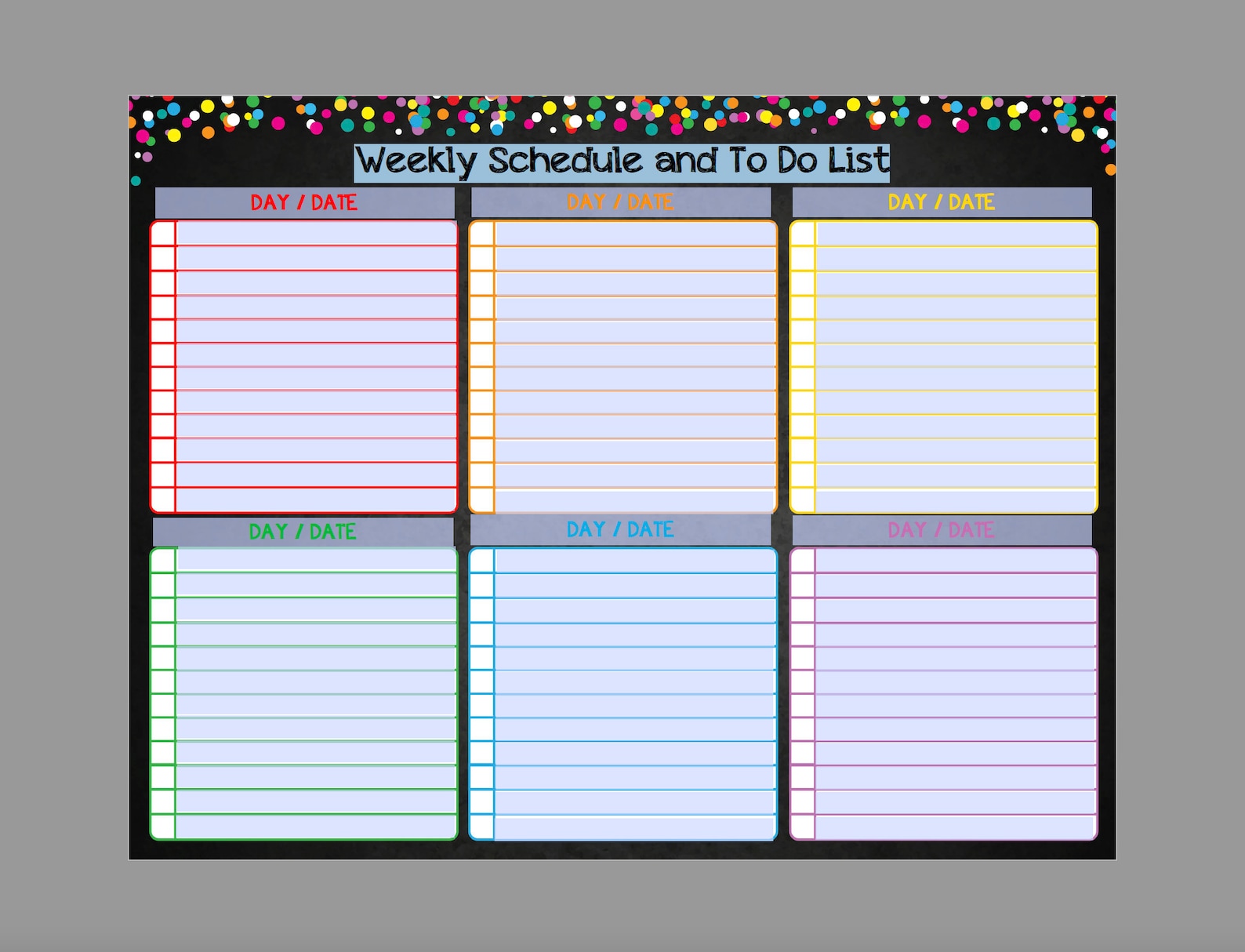 Weekly School Schedule Template Editable Home School Etsy weekly-school-schedule-template-editable-home-school-etsy