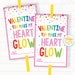 Valentine You Make My Heart Glow Valentine Glow Stick, Preschool ...