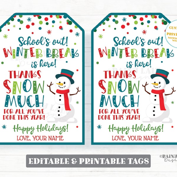 Winter Gift Tags - 60+ Gift Ideas for 2024