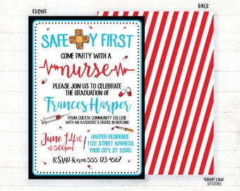 Safety Party Invitations - Etsy