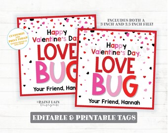 Worm Valentine Printable - Etsy