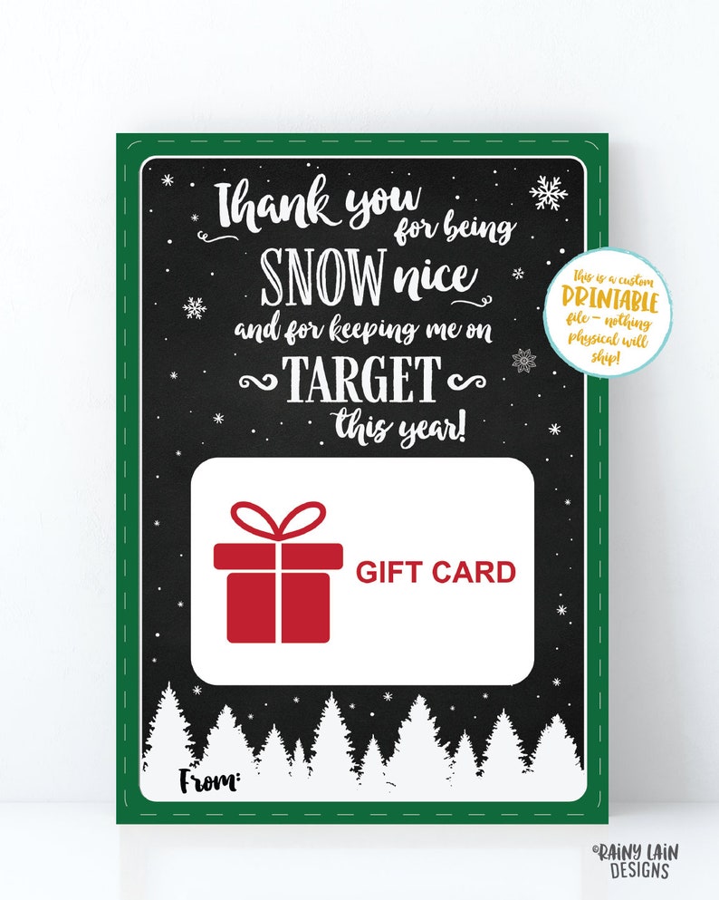 Keeping Me on Target Gift Card Holder, Gift Card Holder, Christmas Gift ...