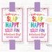 Slap Bracelet Valentine, Slap Happy Valentine's Day Tag, Silly Fun ...