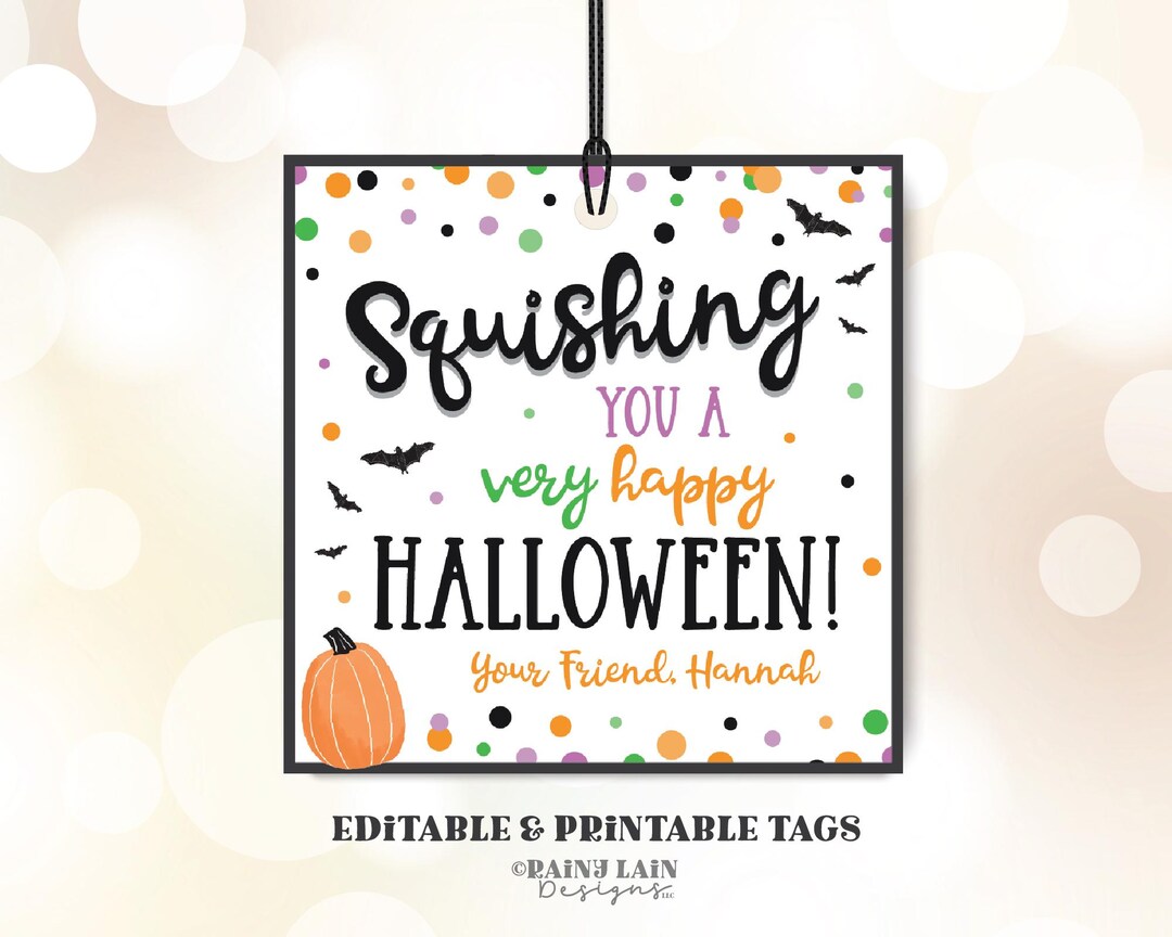 Squishing You a Happy Halloween Tag Squish You Squishy Toy Squishee to ...