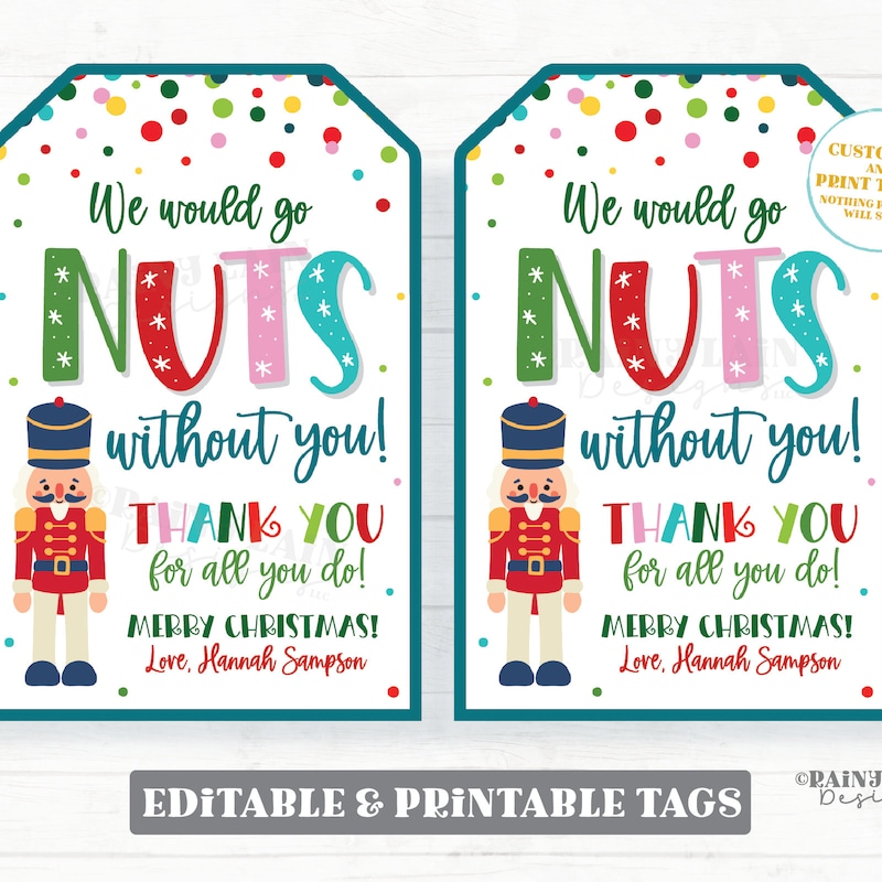 Nuts Gift Tags - 60+ Gift Ideas for 2026