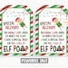 Elf Poop Tags, Elf Ideas, Elf Treat Tags, Christmas Elf Special ...