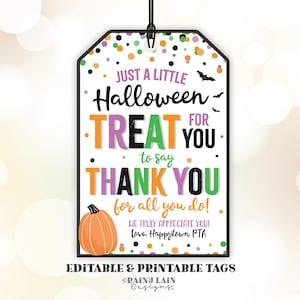 Halloween Treat for You to Say Thank You for All You Do Halloween ...