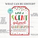 Scent-sational Christmas Tag Holiday Gift Tag Stovetop Potpourri Candle ...