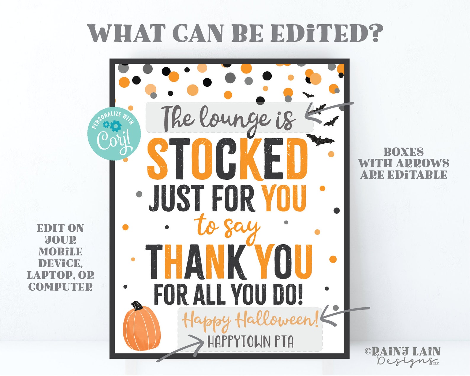 Teacher's Lounge Sign Lounge Stocked Sign Refrigerator - Etsy