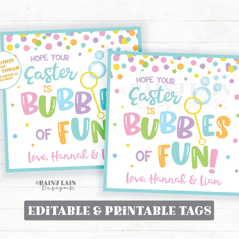Easter Tags - Etsy