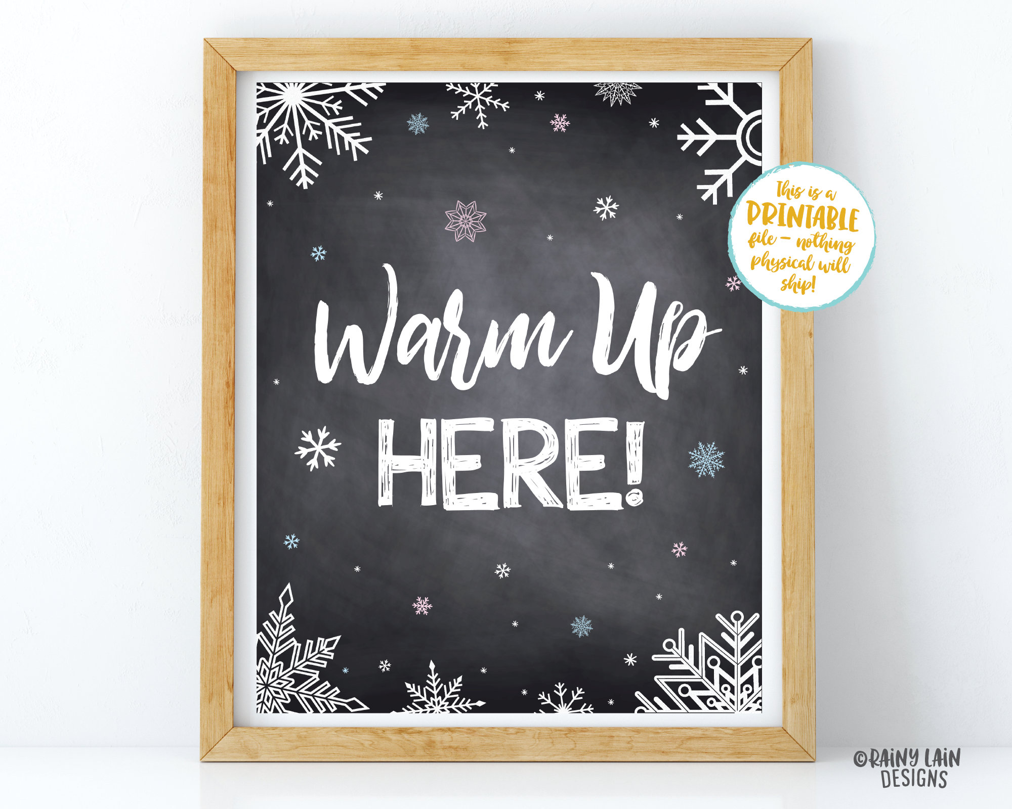 Warm up Here Sign, Warm up Sign, Winter Gender Reveal Sign, Gender ...