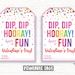 Dip Dip Hooray Have a FUN Valentine's Day Candy Dip | Etsy