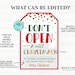 Don't Open Until Christmas Tags, Do Not Open Gift Eve Holiday Tag ...