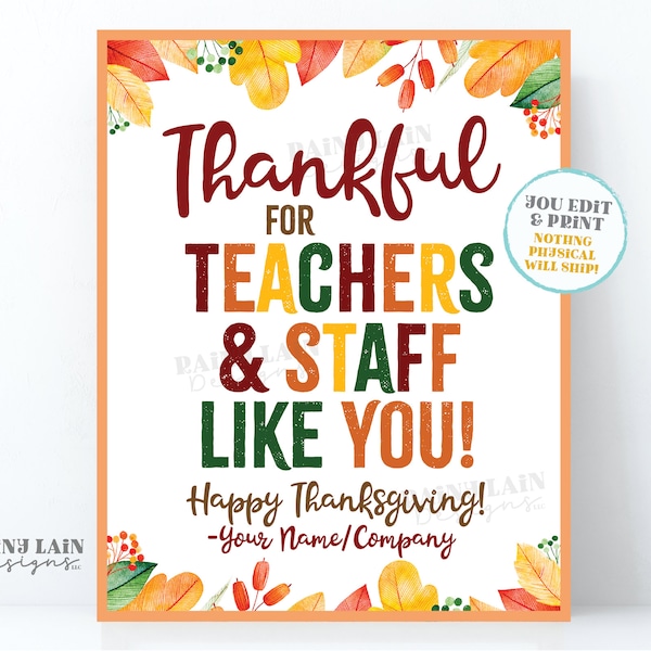 Thanksgiving Signs - Etsy