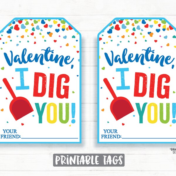 I Dig You Valentine - Etsy