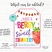 Have a Berry Sweet Summer Tag End of School Year Gift Tags Preschool ...