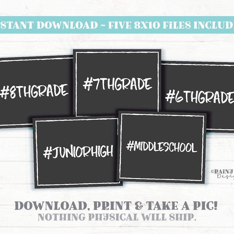 Hashtag Chalkboard - Etsy