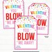 You Blow Me Away Valentine, Balloon Valentine Tags, Bubbles, Gum Ball ...