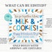 We Go Together Like Milk and Cookies Valentine's Day Tag - Etsy