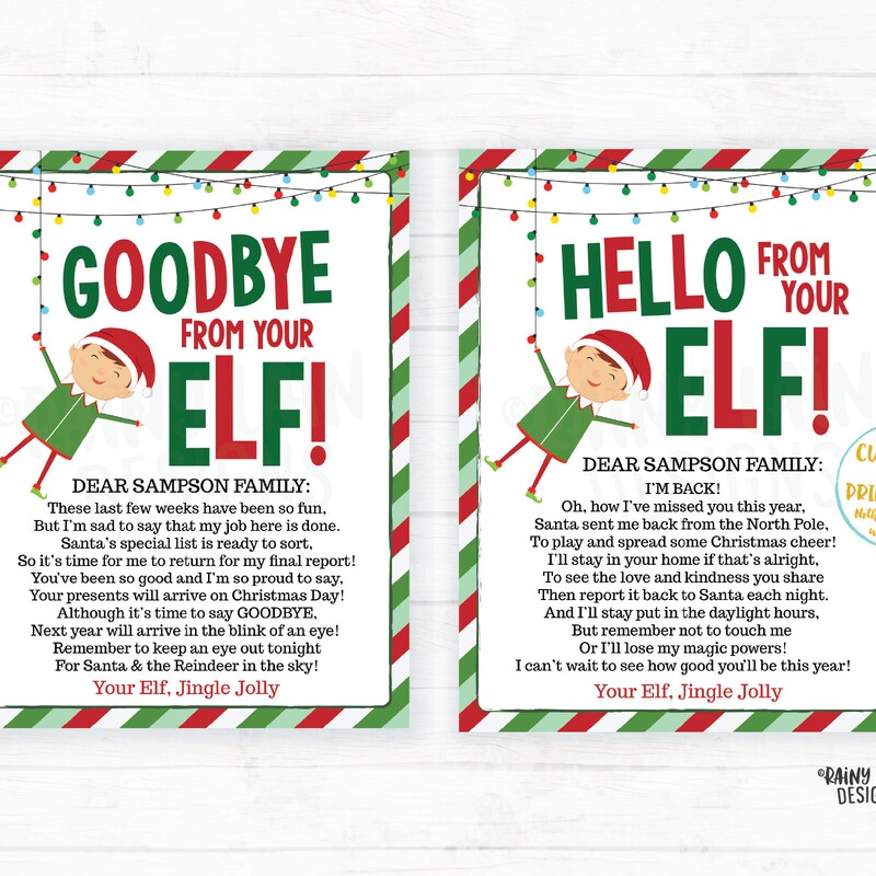 Elf Letters - Etsy
