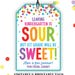 End of Year Student Gift Tag, End of School Year Tags, Sour Candy ...