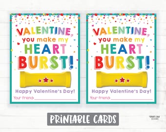 You Make My Heart Burst Printable - Etsy