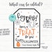 Hey Boo Here's a Treat for You Tags Halloween Printable Halloween Tag ...