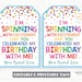 Birthday Pencil Gift Tag Birthday Just Write Party Favor Pencil Tags ...