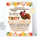 Turkey Trot Flyer, Thanksgiving Fundraiser Flyer, Turkey Invitation ...