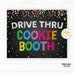 Drive Thru Cookie Booth Sign, Cookie Booth Printable Cookie Sign ...