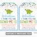 Dinosaur Egg Valentine Tags, Dino-mite Valentine, Dinosaur Valentine ...