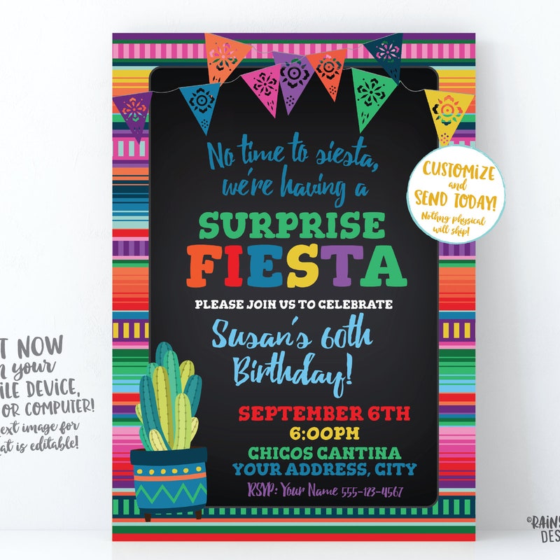 Chalkboard Invites - Etsy