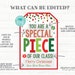 You're a Special Piece of Our Class Tag Christmas Building Block Puzzle ...